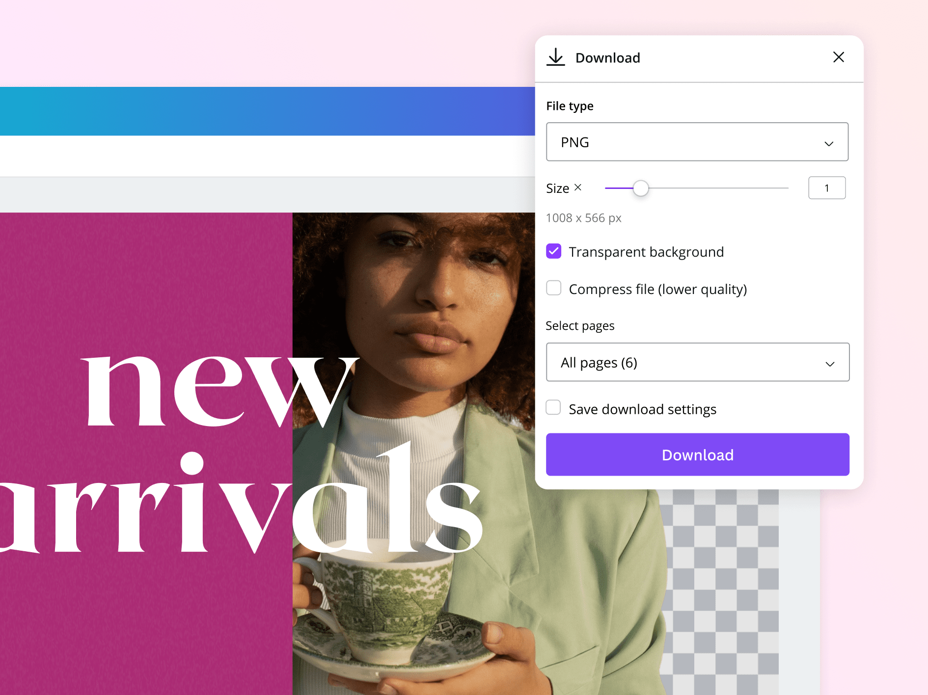 Buat Gambar Transparan dengan Canva Pro | Canva