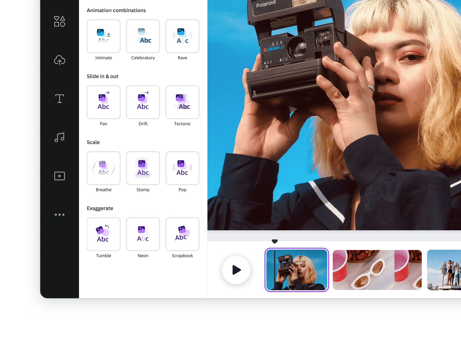 Filmy w planie Canva Pro: funkcje i biblioteka klipów premium | Canva Pro
