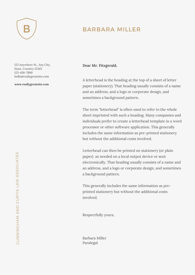 Cover Letter Without Name