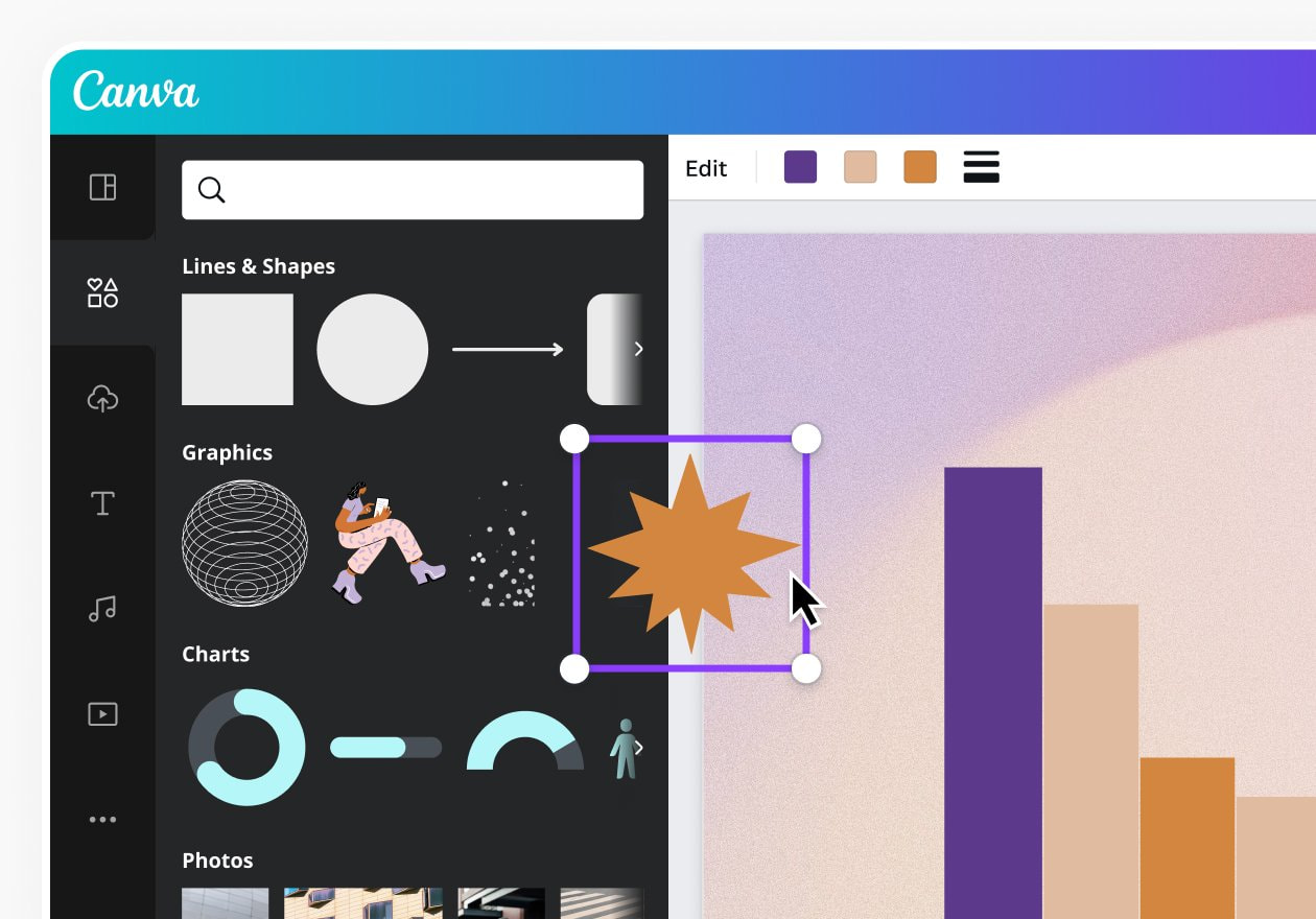 Criador de histogramas gratuito - Cria um histograma online | Canva