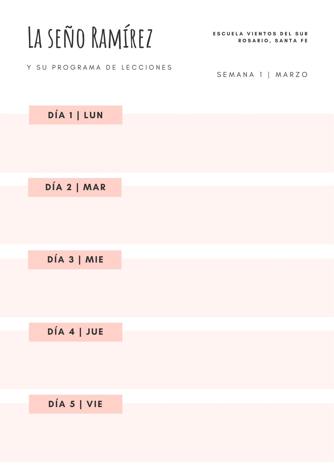 Elaborá tu plan de clase gratis online con Canva