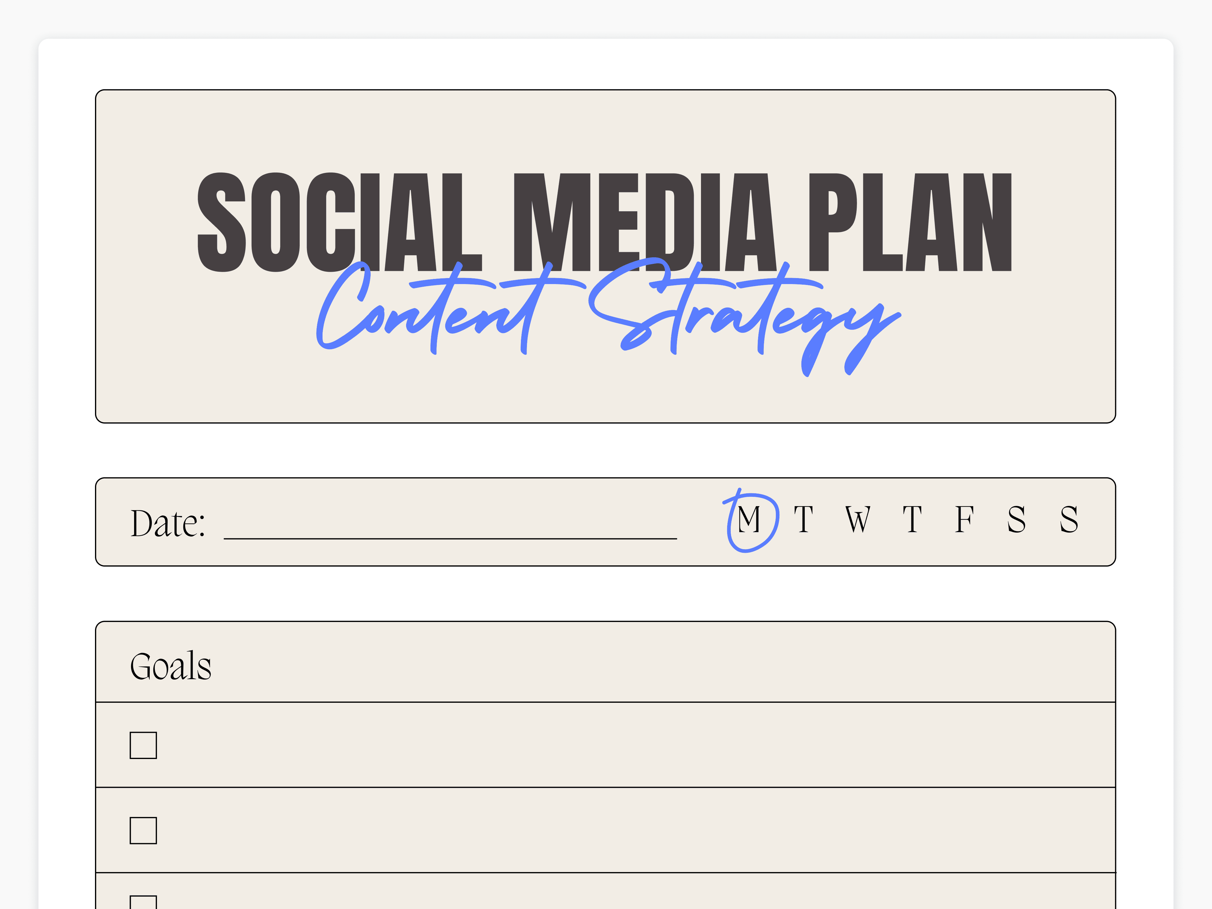 How to Make Social Media Plans (With Templates & Tips) | Canva