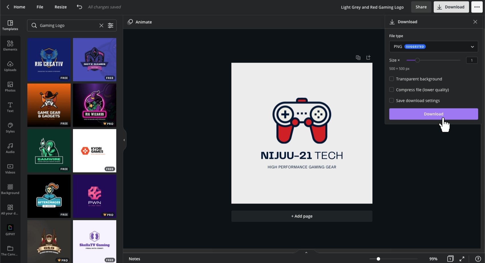Pembuat Logo Permainan Percuma: Cipta Logo Permainan Menarik | Canva