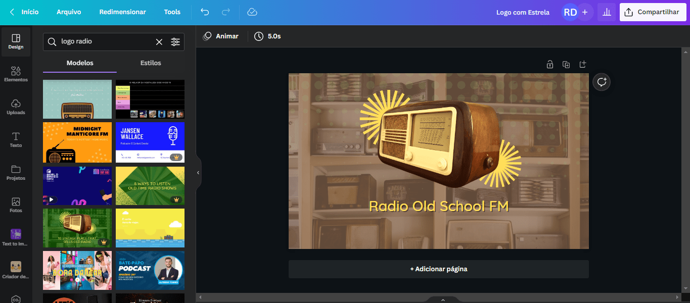 Criar Logo para Rádio em Instantes | Canva