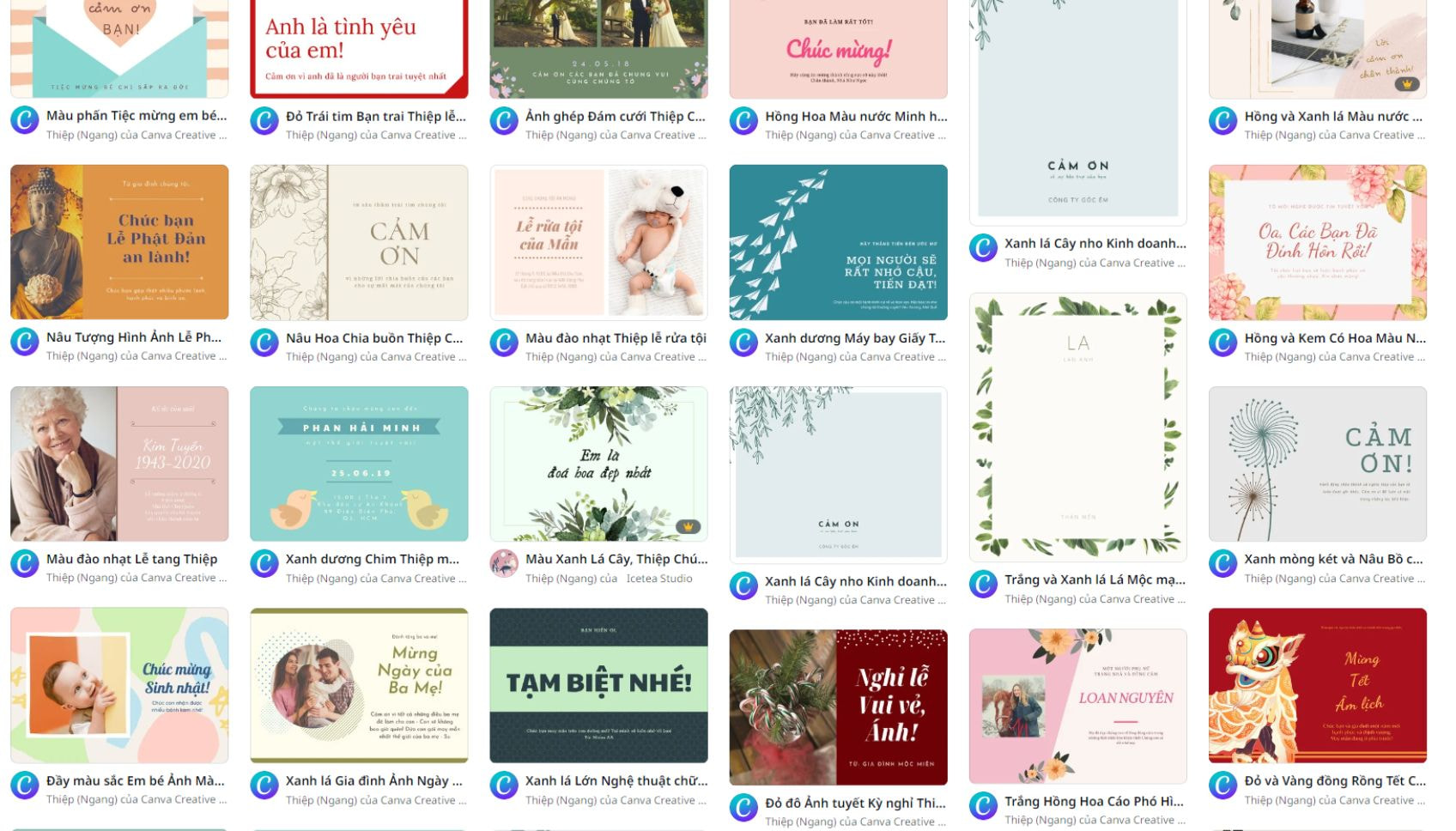 Tự làm thiệp: Thiết kế tự làm thiệp miễn phí, Trực Tuyến - Canva