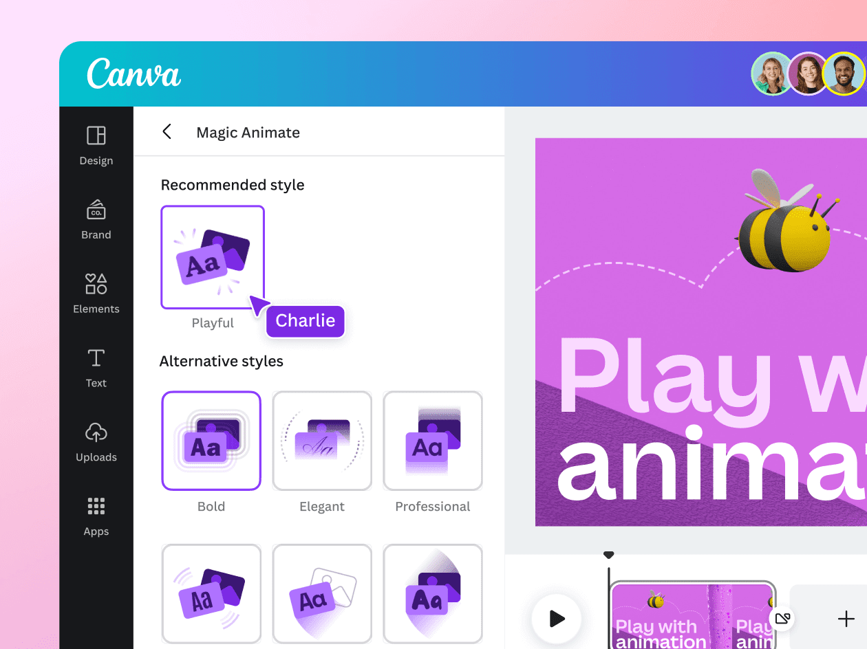 Canva Animator: el diseñador de animaciones (anima las presentaciones)
