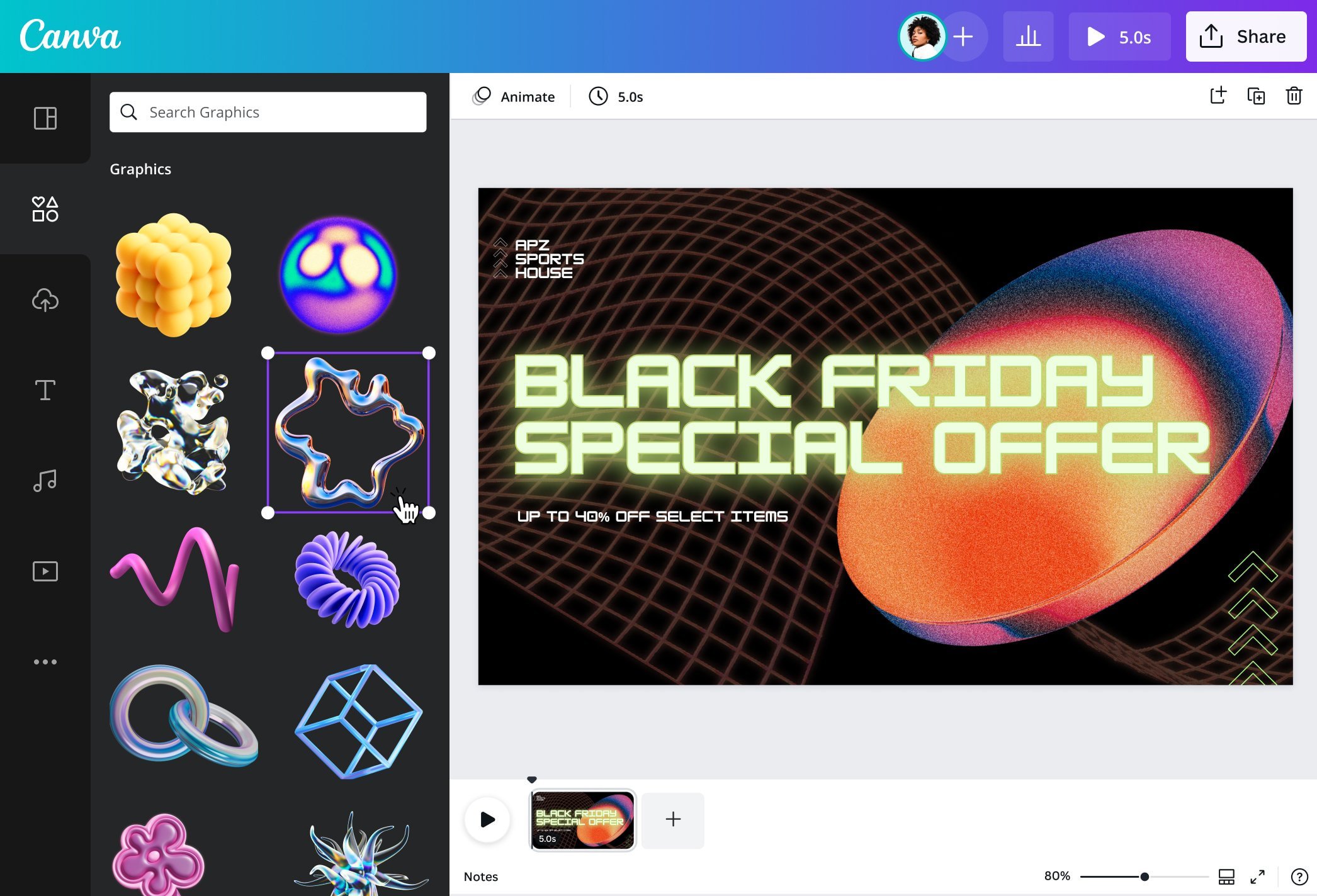 Crea intro 3D online gratis - 3D intro maker online | Canva
