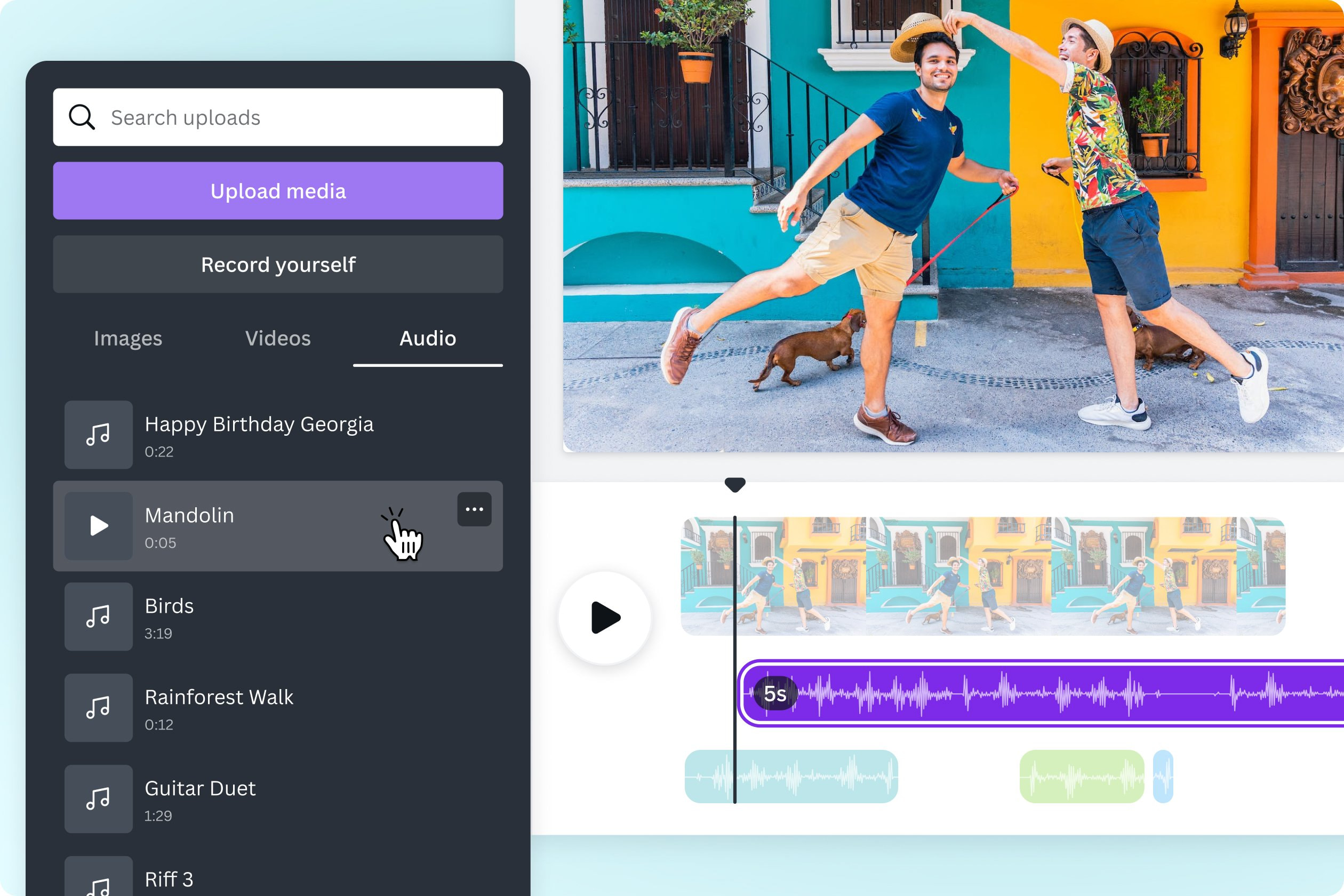 GIF Bersuara: Tambahkan Musik ke GIF Online, Gratis | Canva