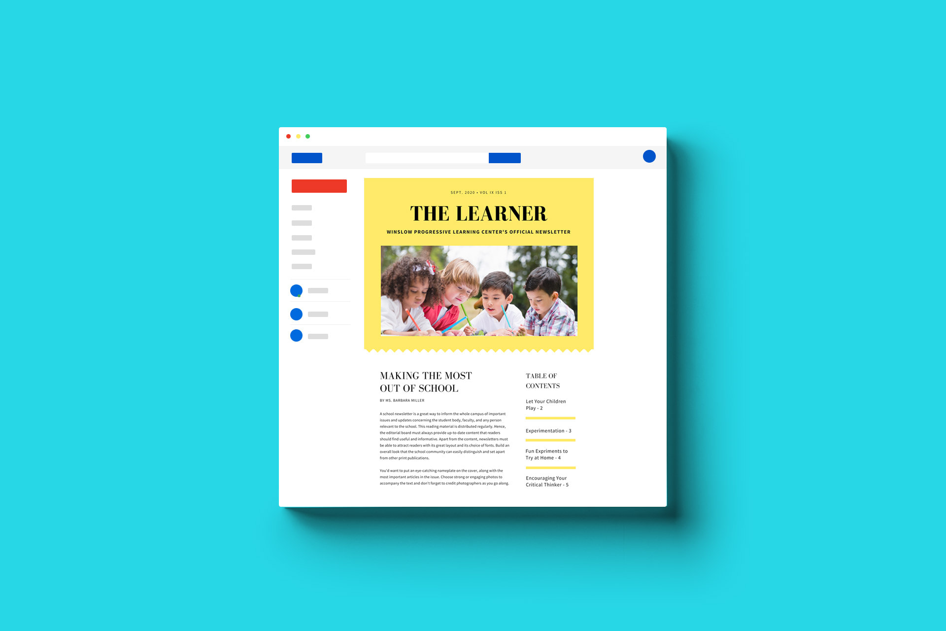Keeping parents informed: Creating a classroom newsletter