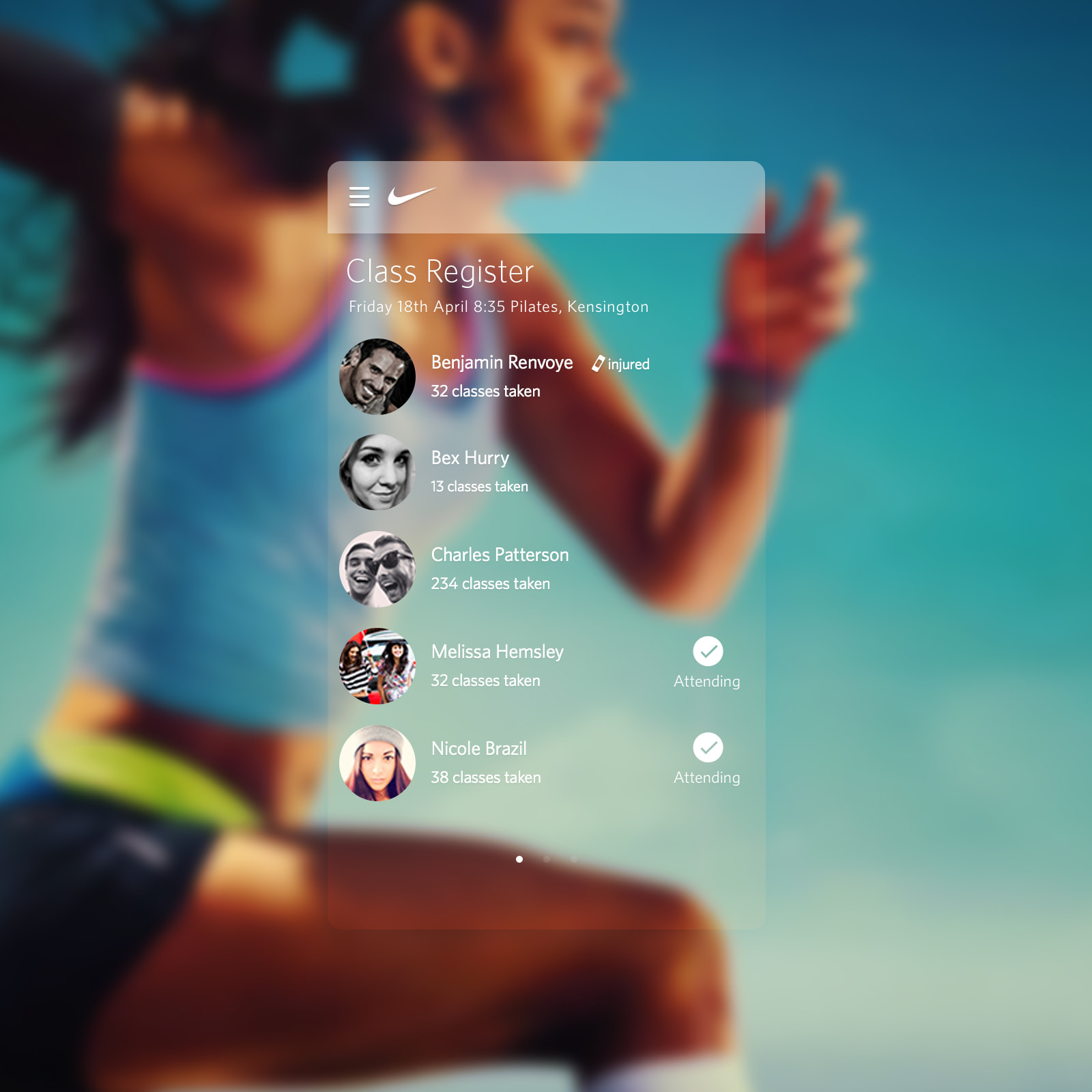 How to design with a blurred background