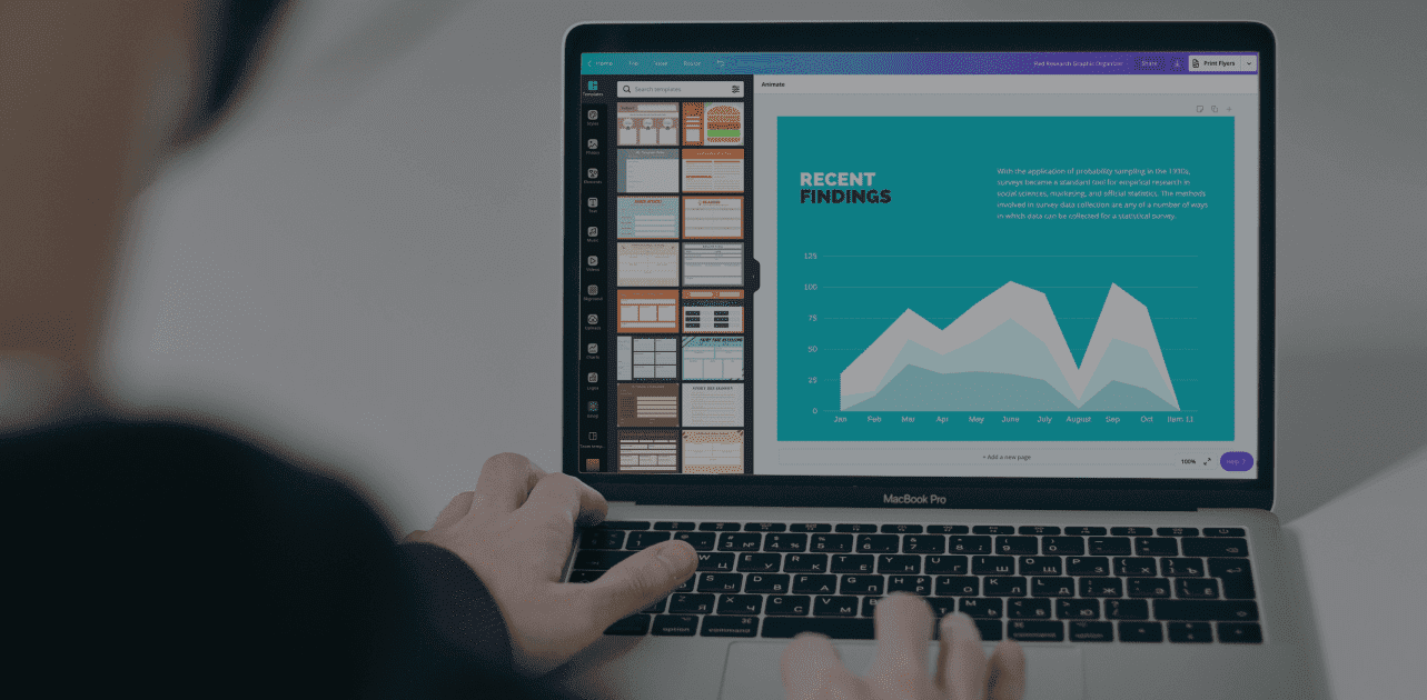 Créateur de graphique en aires en ligne & gratuit | Canva