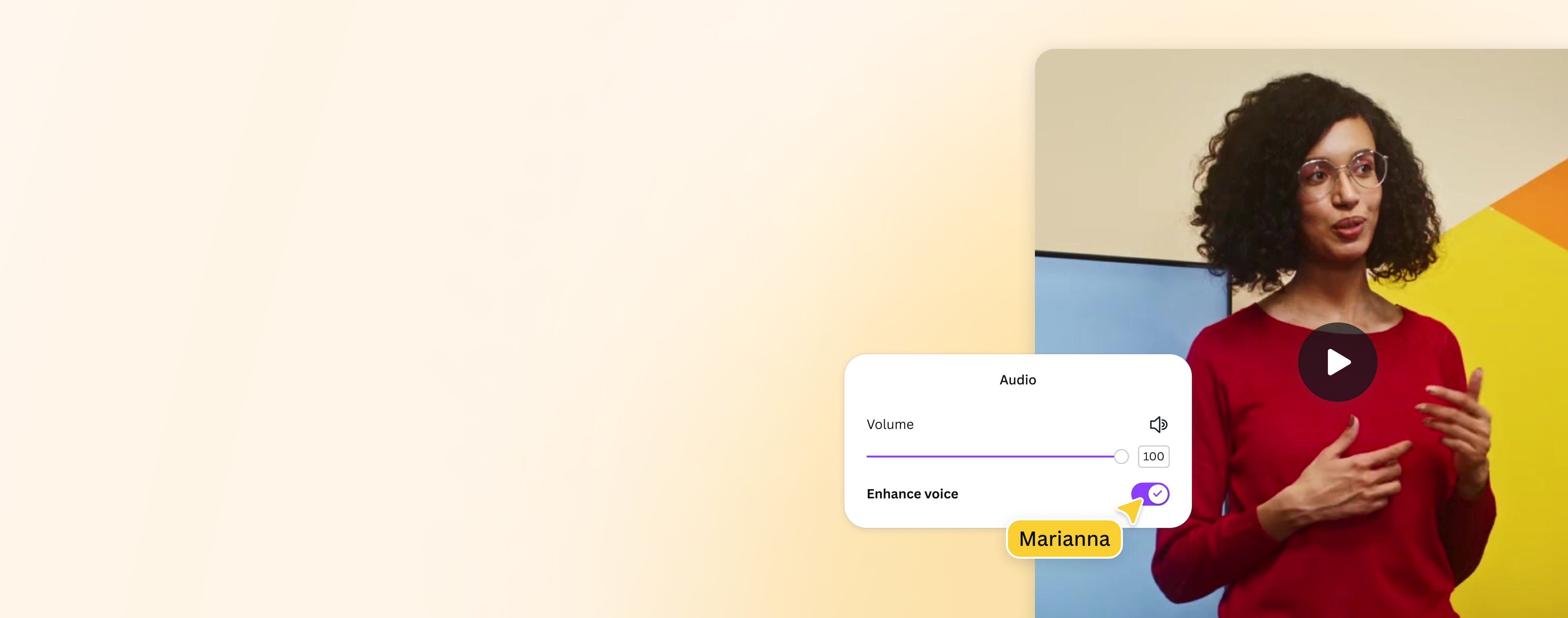 Audio Enhancer: Enhance audio quality with AI | Canva