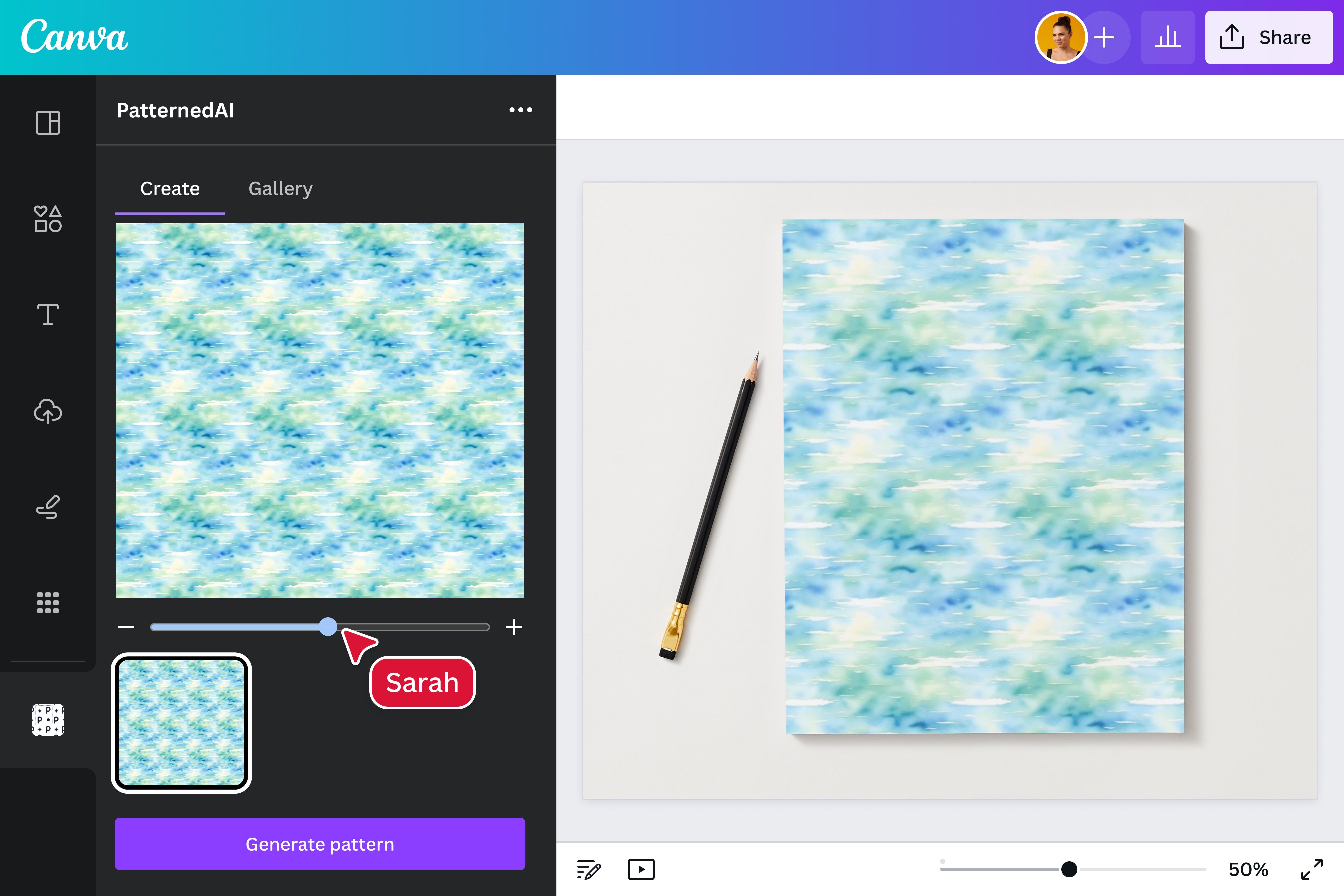 Gerador de pattern: Crie patterns online grátis com IA | Canva
