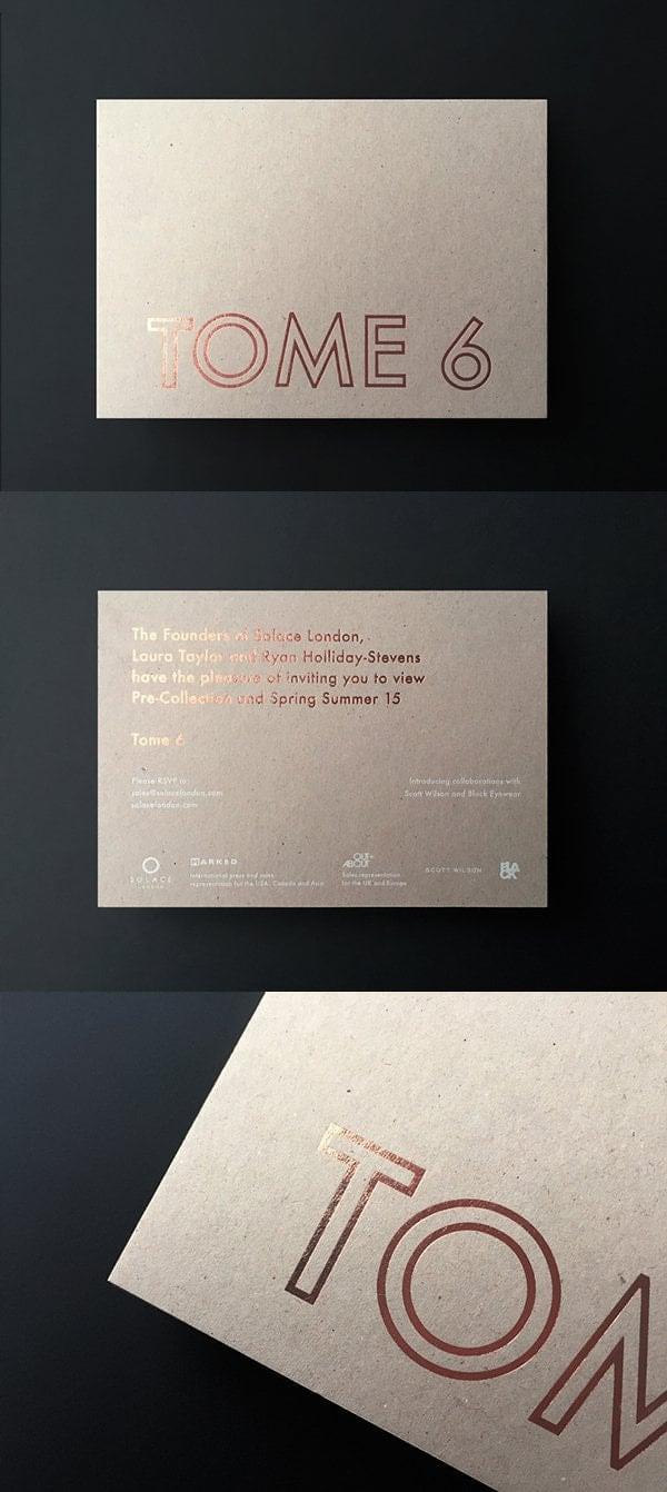A showcase of 50 beautifully designed print invitations to inspire you