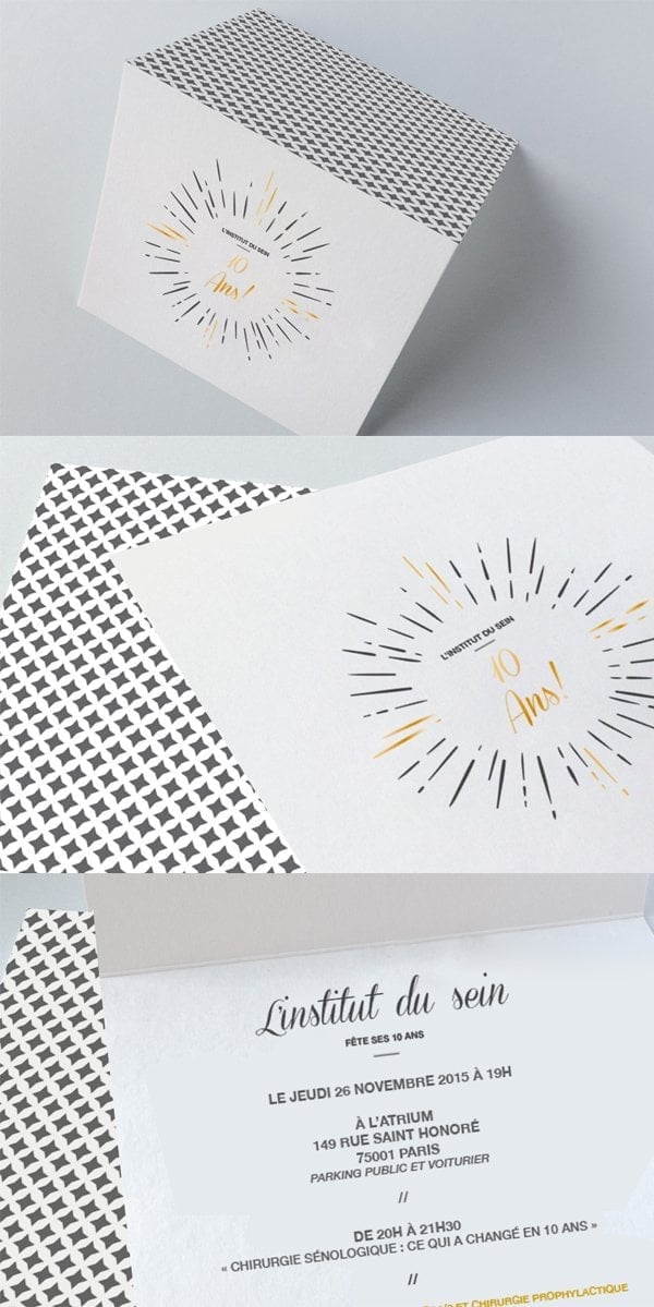 A showcase of 50 beautifully designed print invitations to inspire you