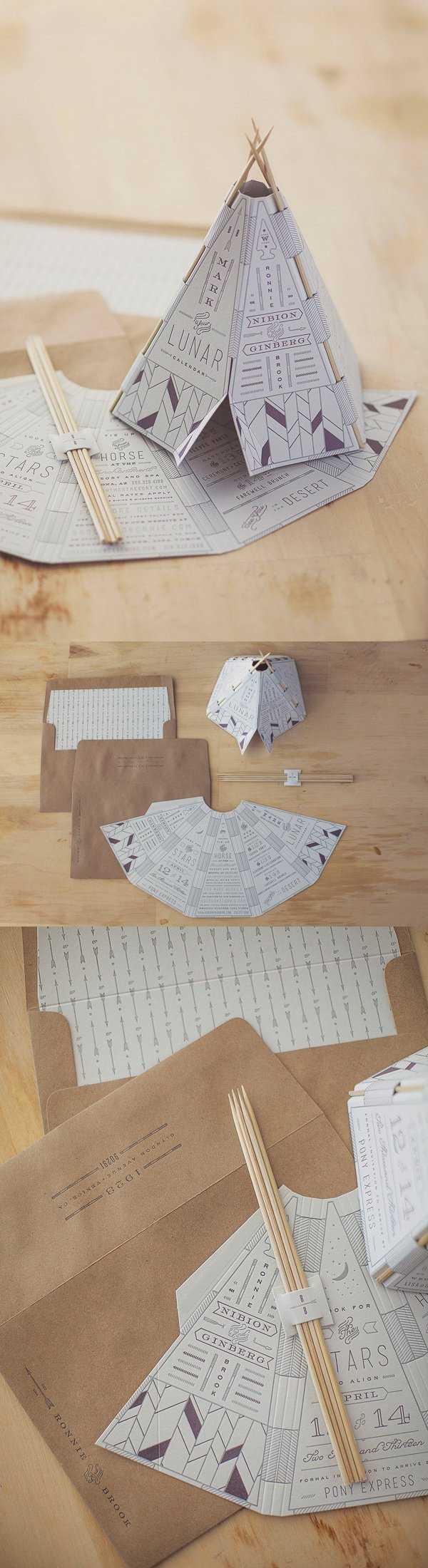 A showcase of 50 beautifully designed print invitations to inspire you