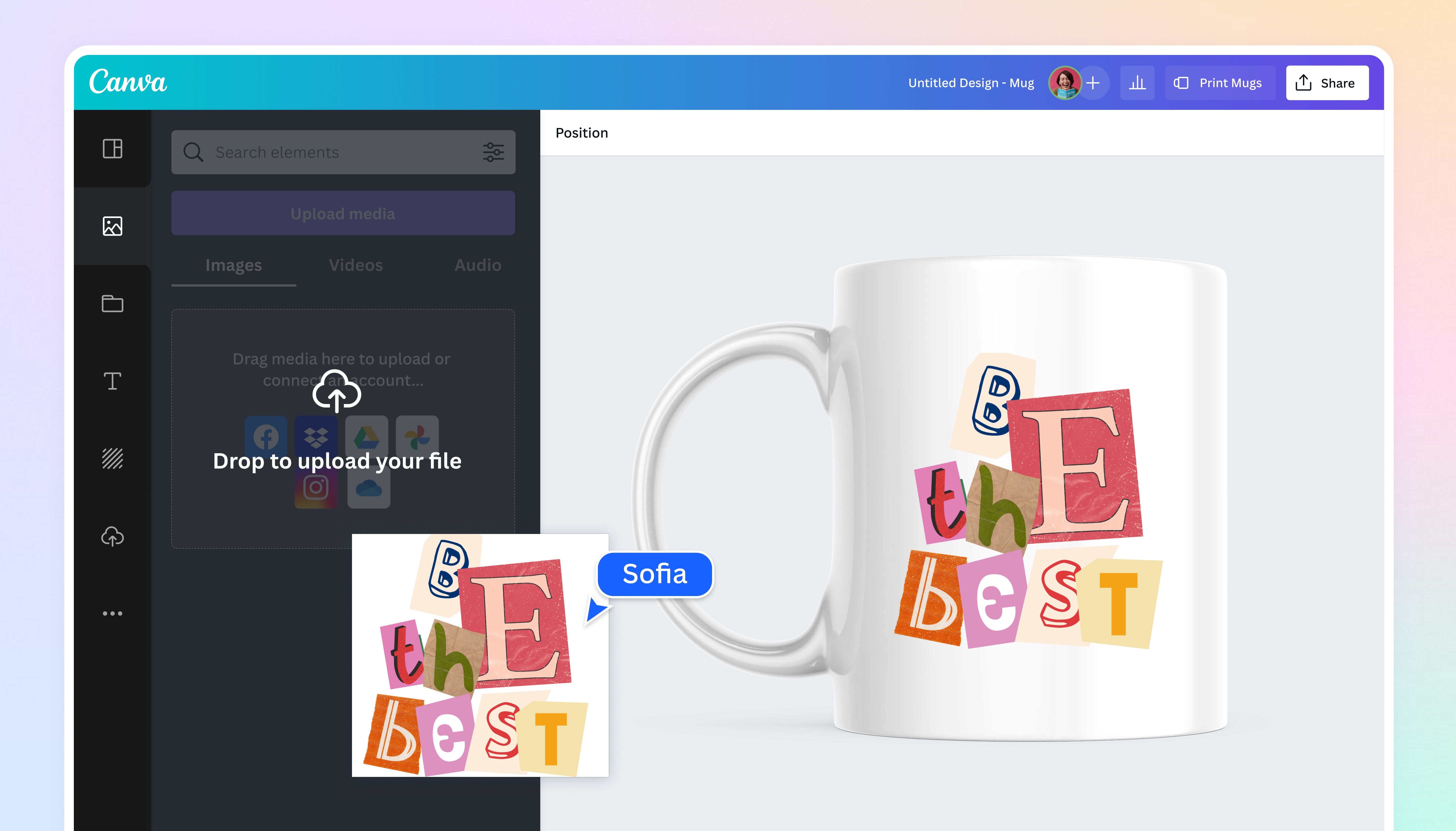 موك اب كوب قهوة: تصميم موك اب مج أونلاين مجاناً - Canva