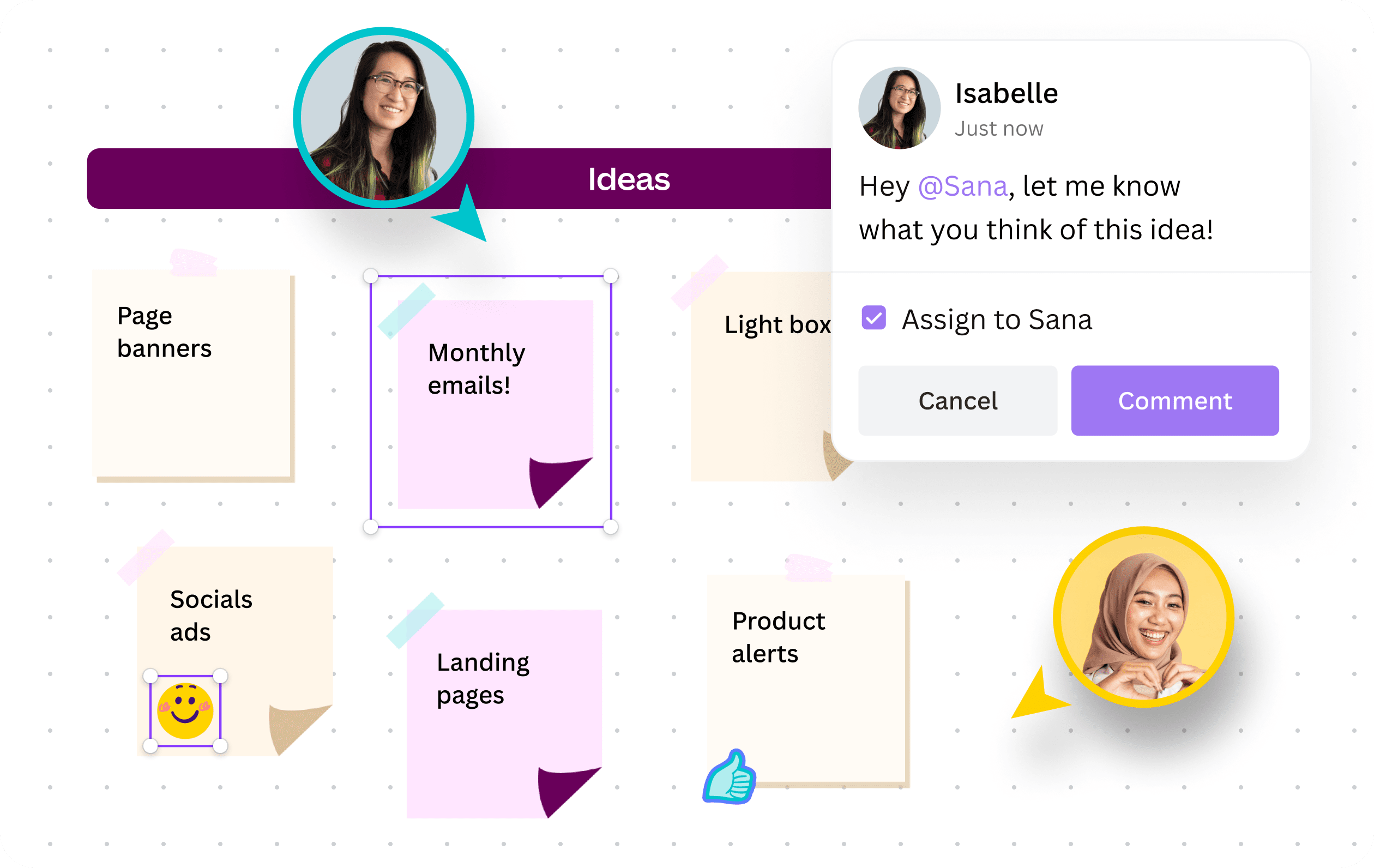 Herramientas de brainstorming para hacer realidad las ideas de tu equipo | Canva Equipos