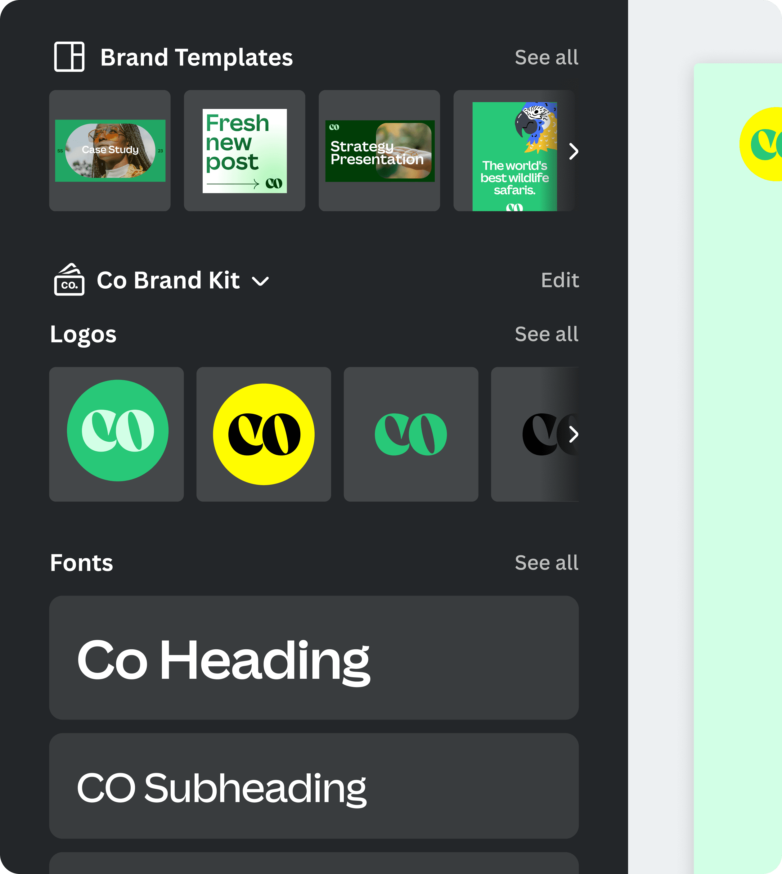 ブランドの一貫性を維持するブランド管理ツール | Canvaチームス
