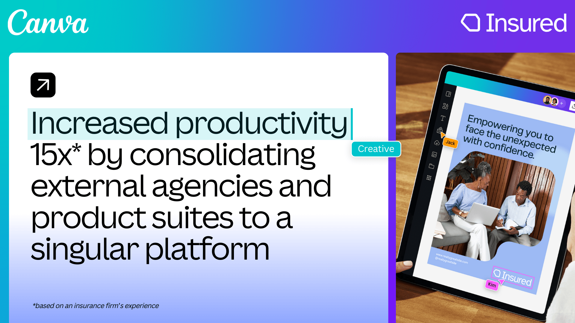 How a large insurance firm saved over $1.8 million in one year with Canva