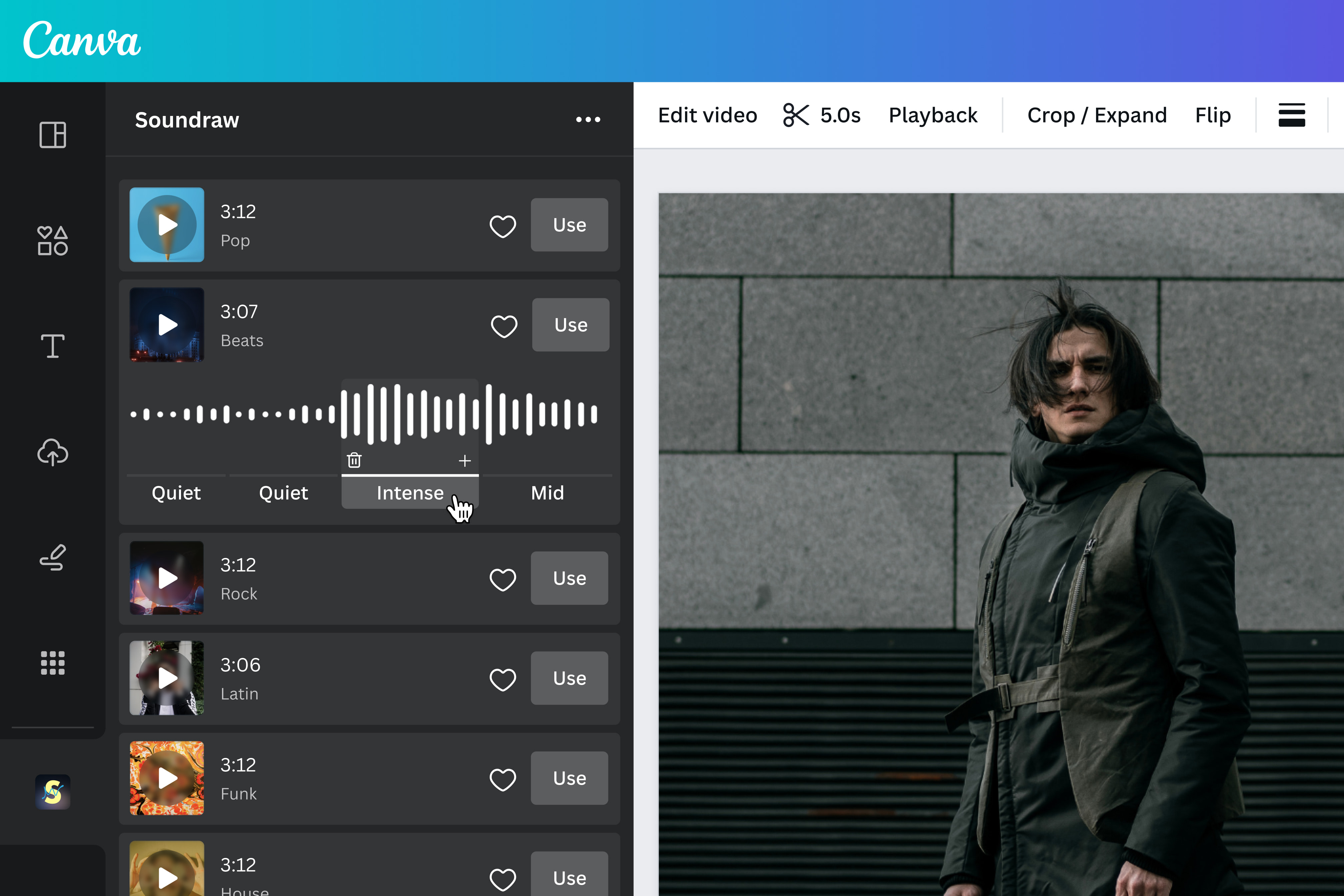 Generador de música con IA: crea canciones con IA | Canva