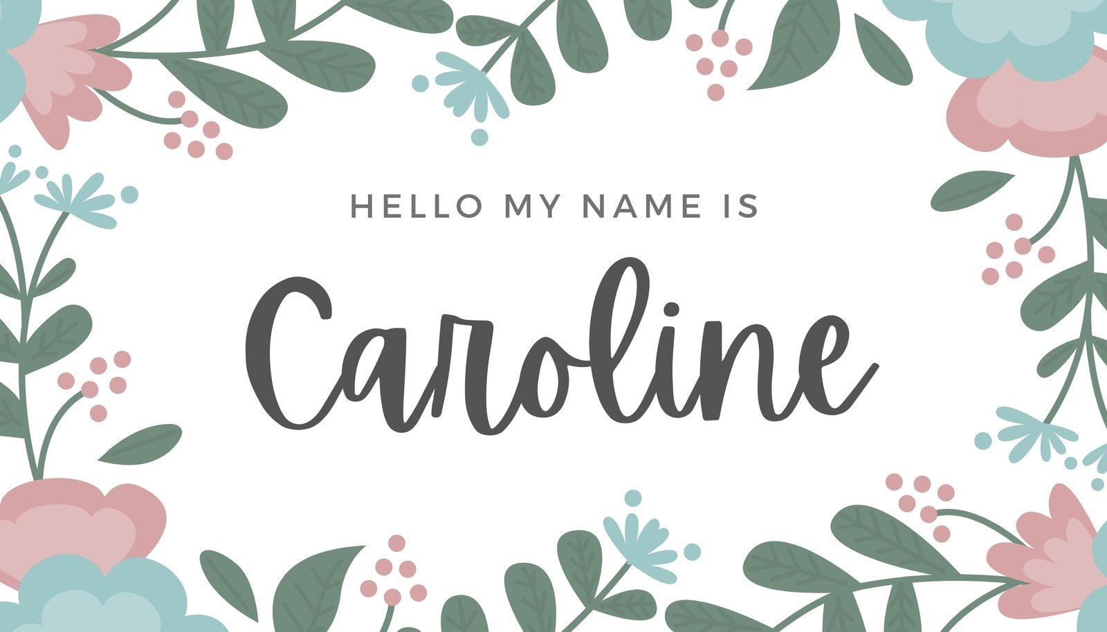 Free Name Tag Maker - Create Name Tags Online | Canva