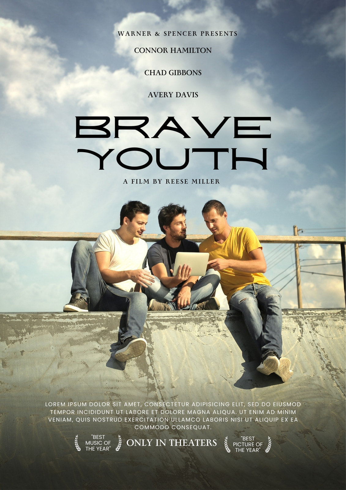 Crea locandine film online gratis | Canva