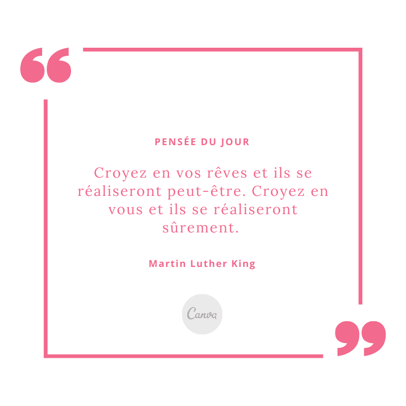 Le meilleur des citations positives pour se motiver | Canva
