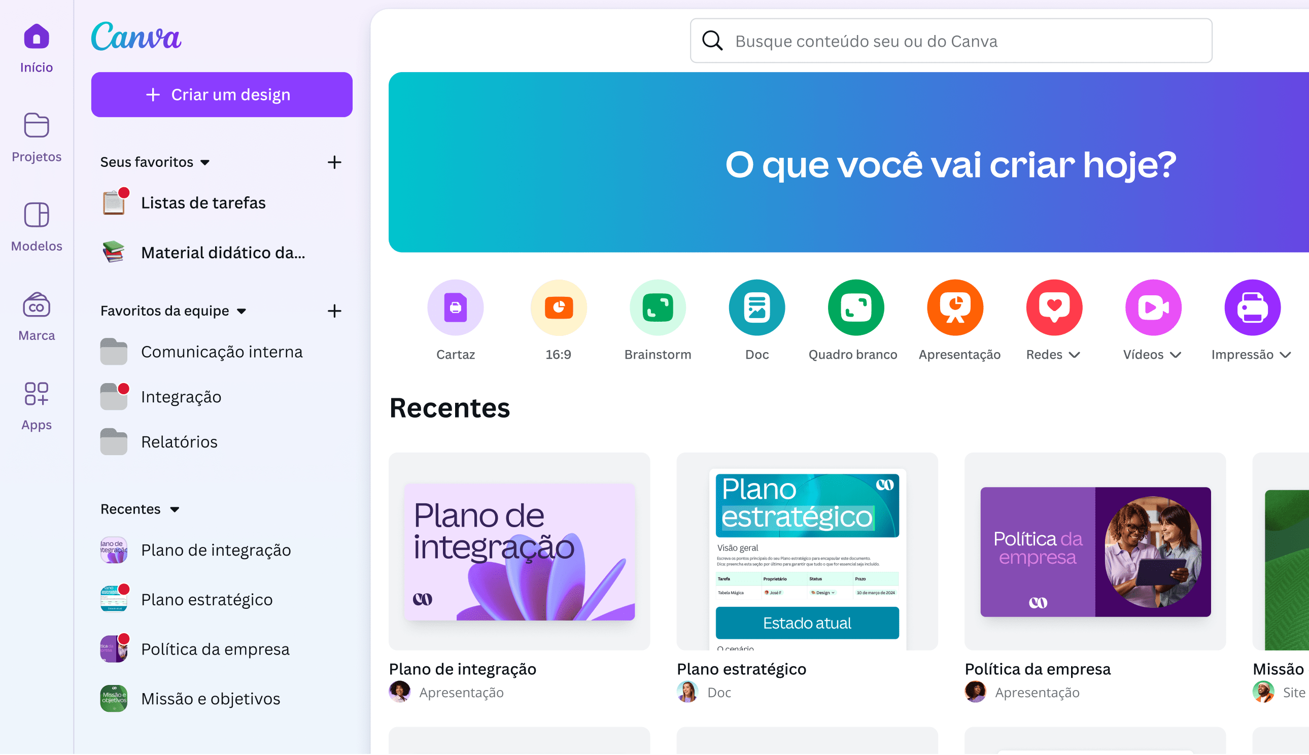 Canva Create: Reimaginando o trabalho