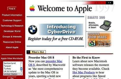 The history of web design