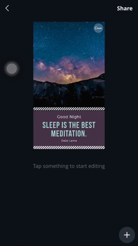 Ideas for designing using the Canva app