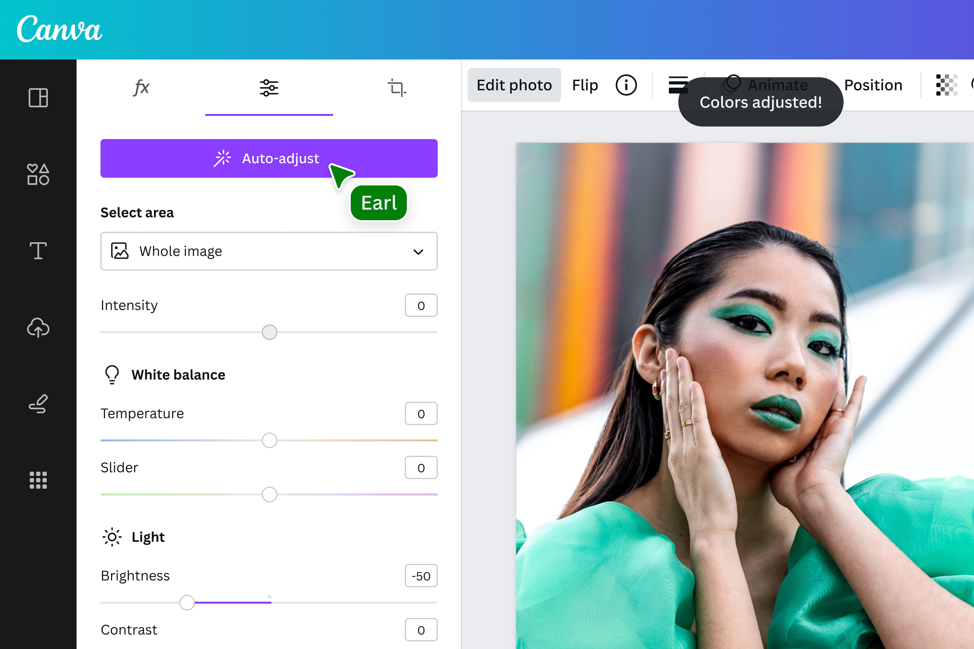 Melhorar a Qualidade da Imagem com IA gratuito do Canva