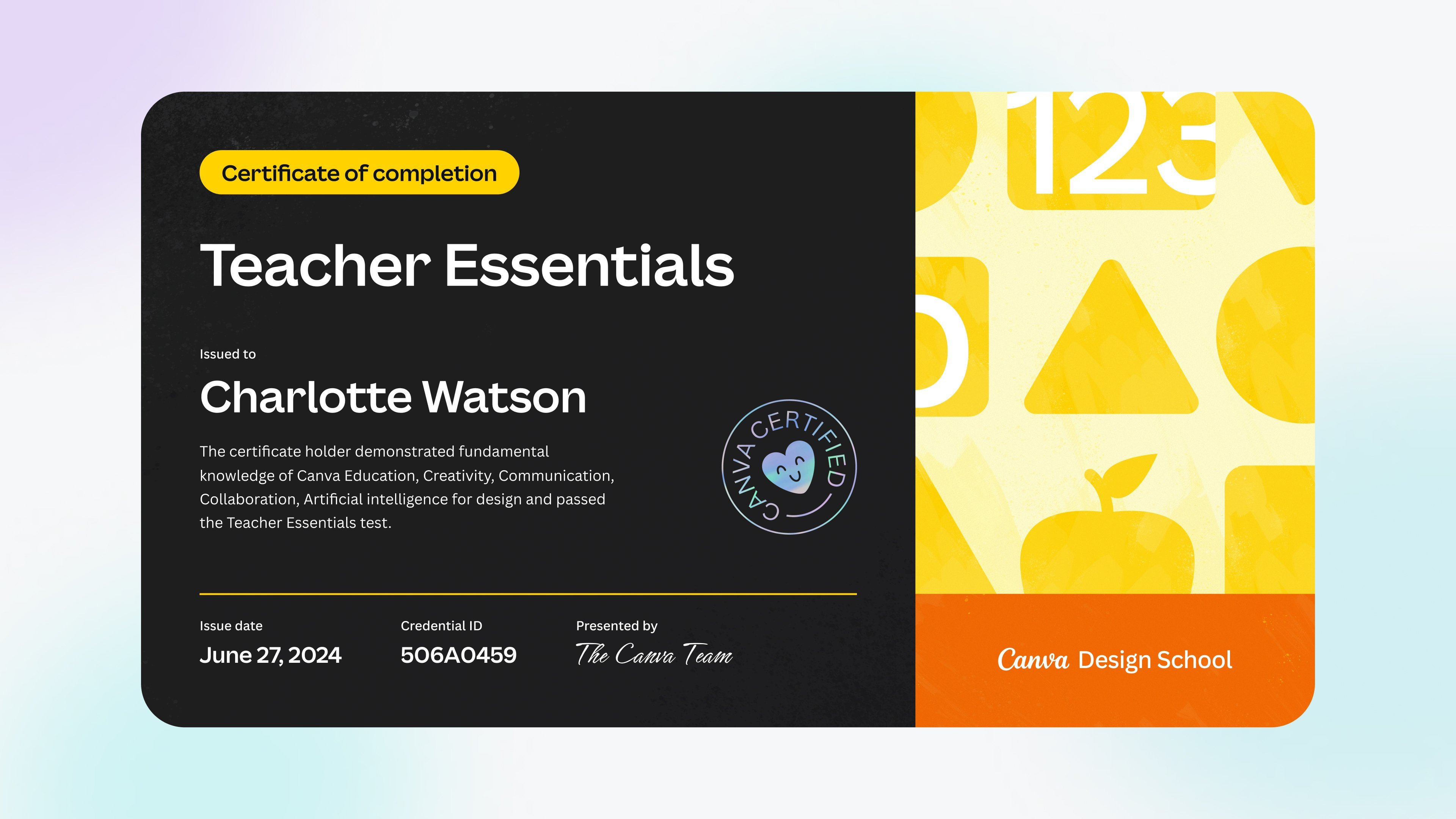 Introducing Canva's Teacher Essentials Certification