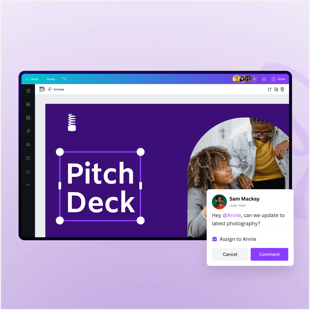 Visual collaboration tools to improve creative workflows | Canva Teams
