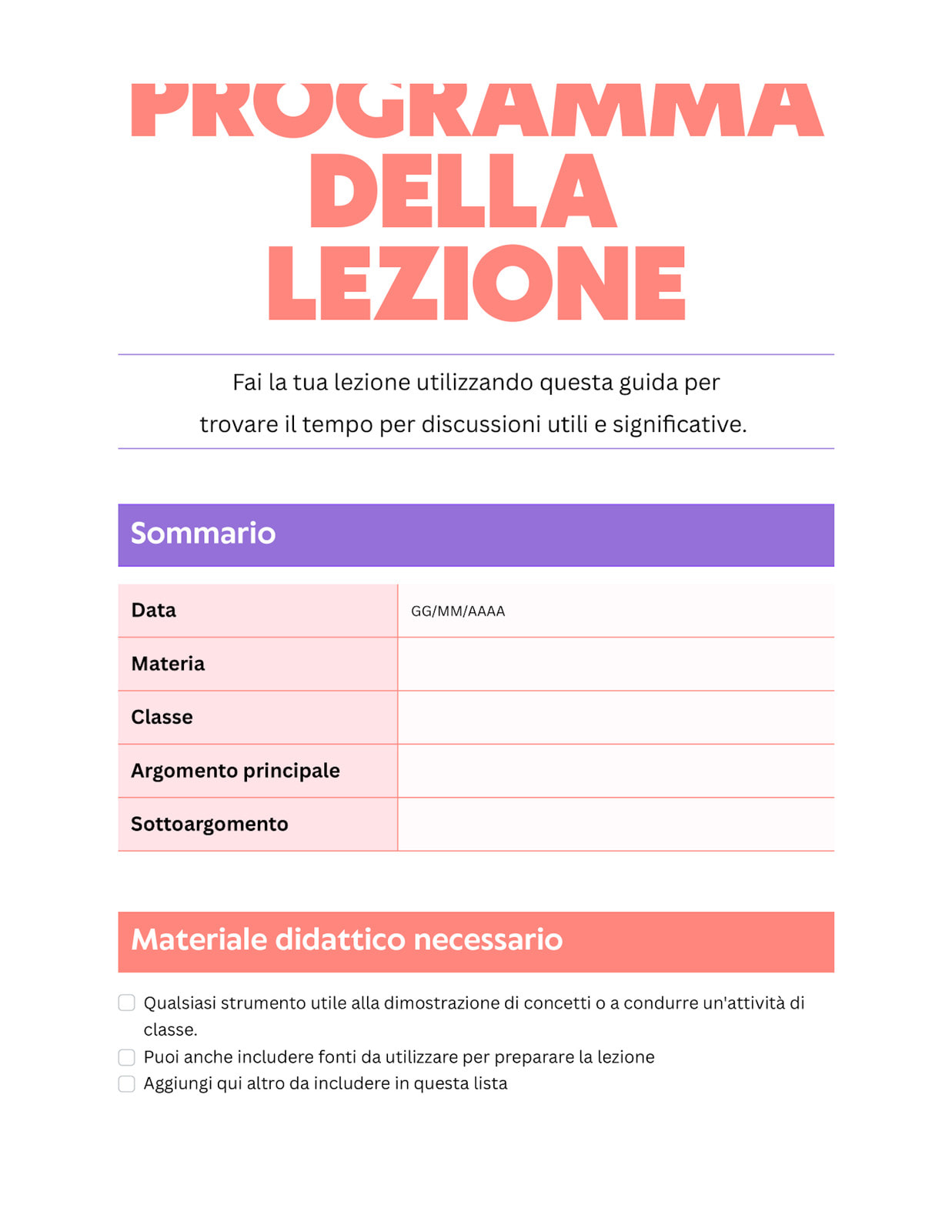 Crea una proposta evento: strumento gratuito per creare proposte di ...