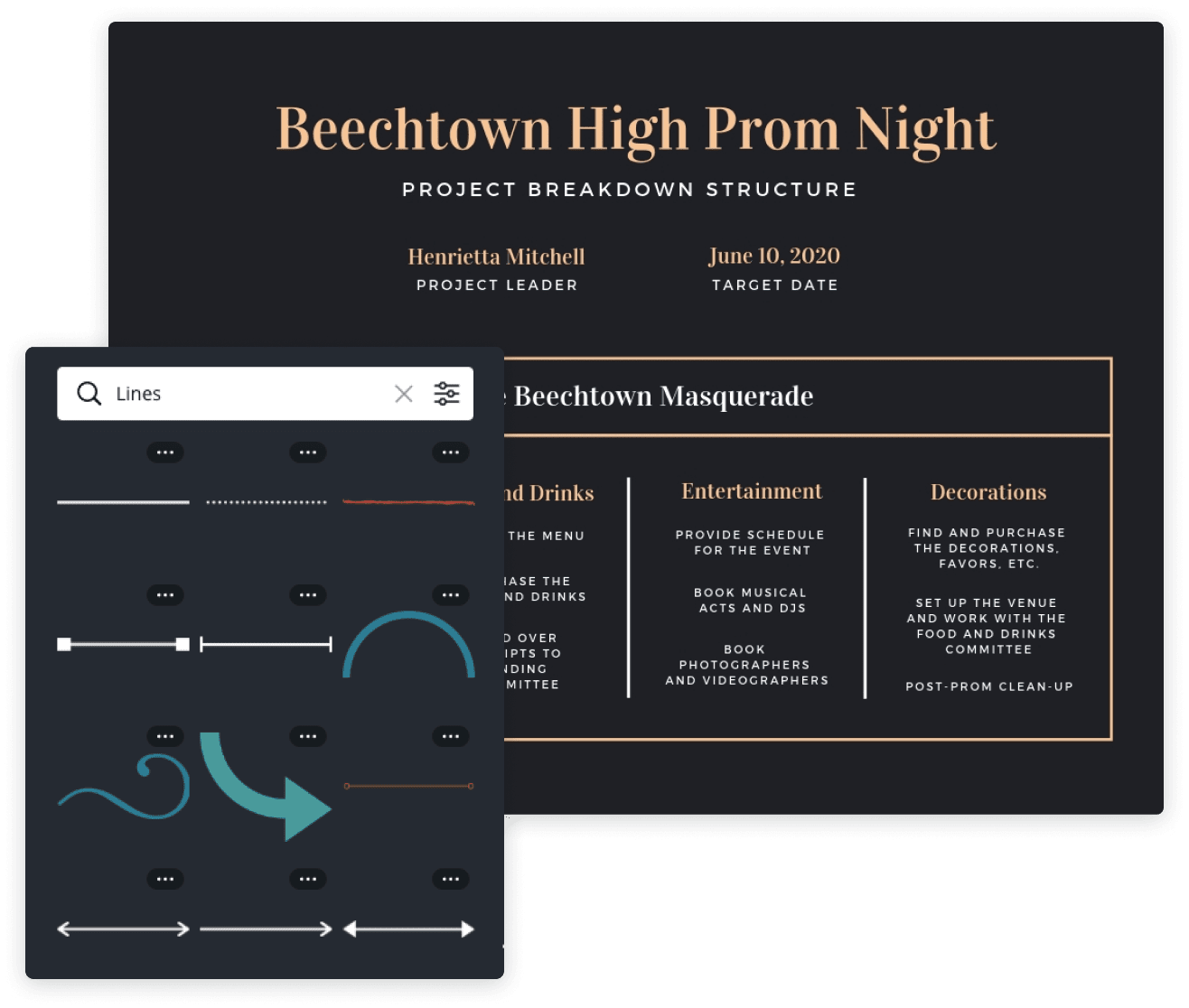 Créateur d'organigramme des tâches en ligne & gratuit - Canva