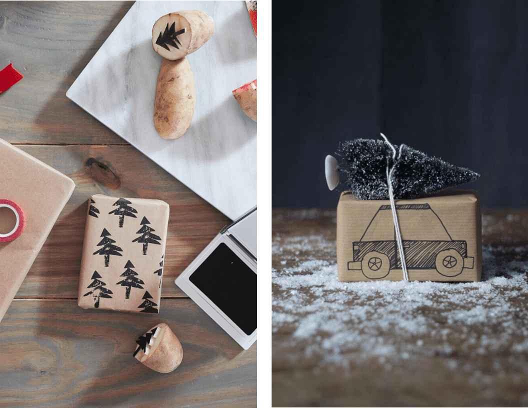 16 необычных идей новогодней упаковки и шаблоны – Блог Canva