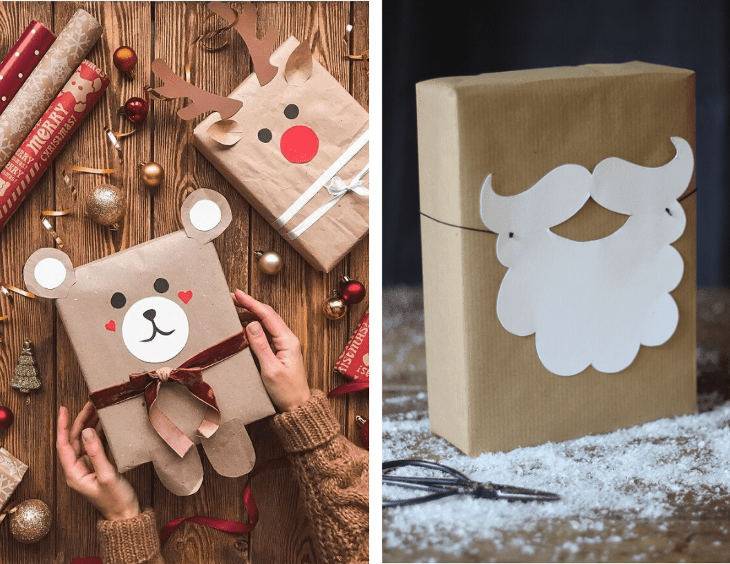 16 необычных идей новогодней упаковки и шаблоны – Блог Canva