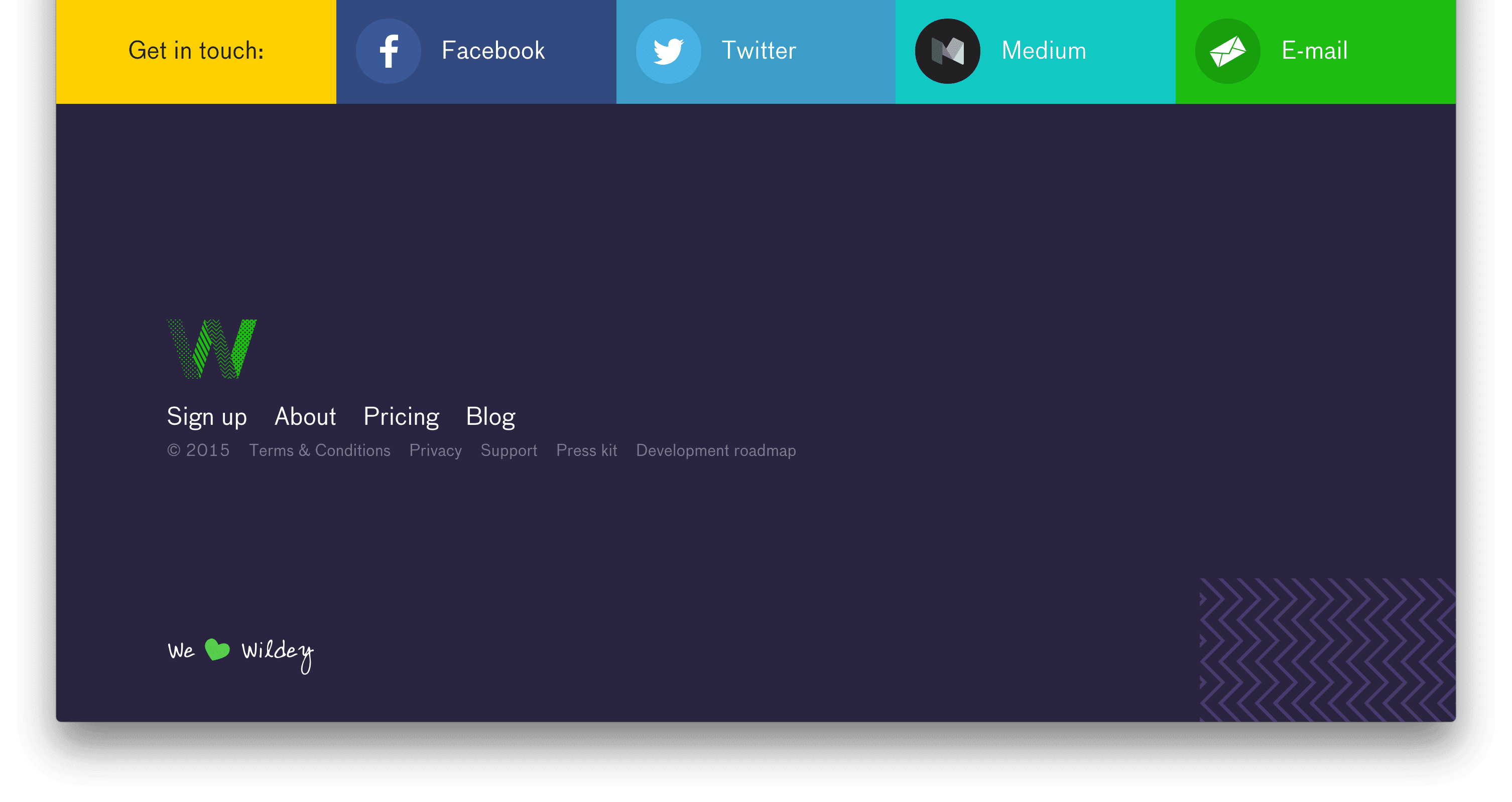 50 blog footer design examples