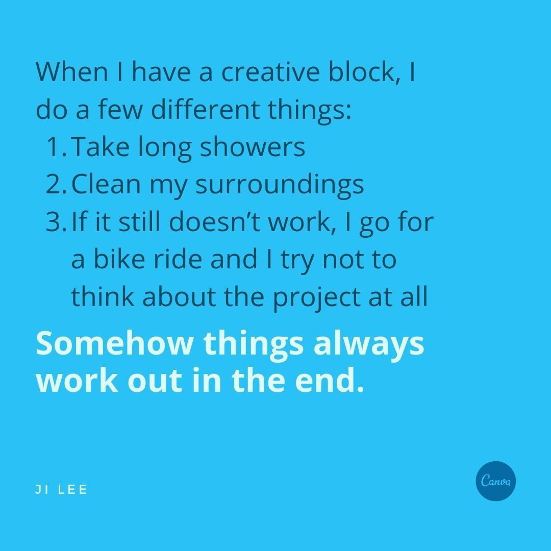 How to beat creative block: 15 easy ways | Canva