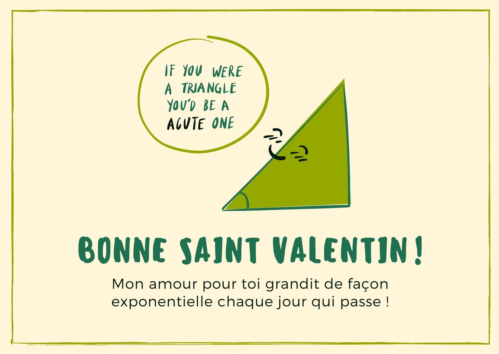 Créer une carte de Saint Valentin humouristique gratuite | Canva