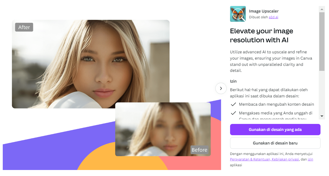 Ubah Foto Blur jadi HD Online | Canva