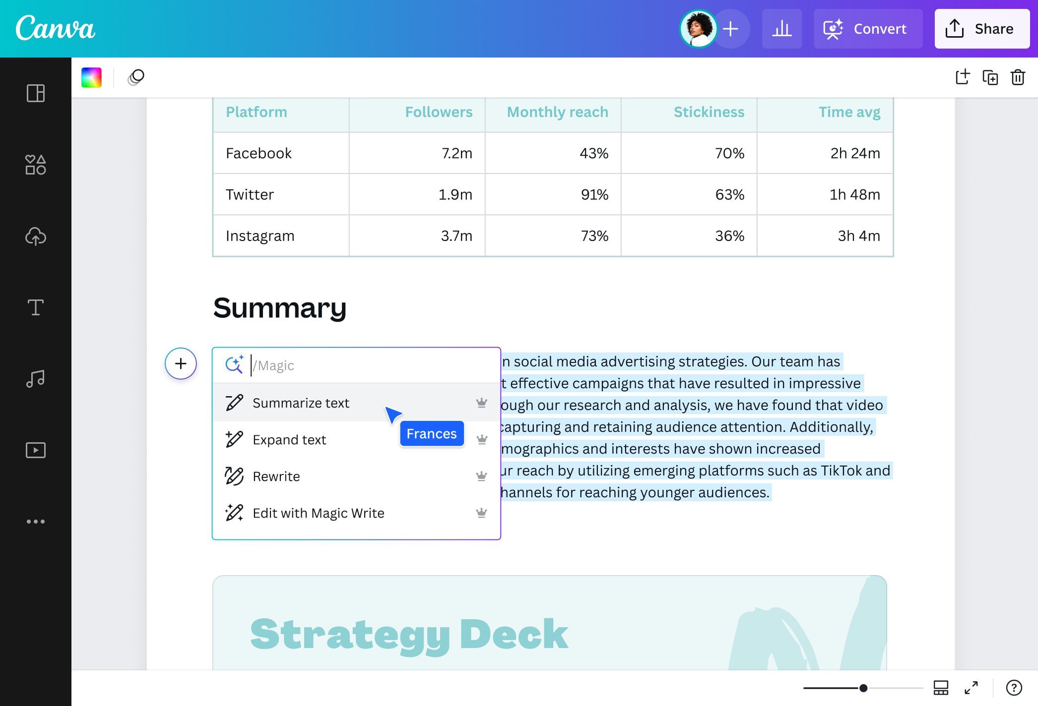 Resumidor de textos online gratis | Canva