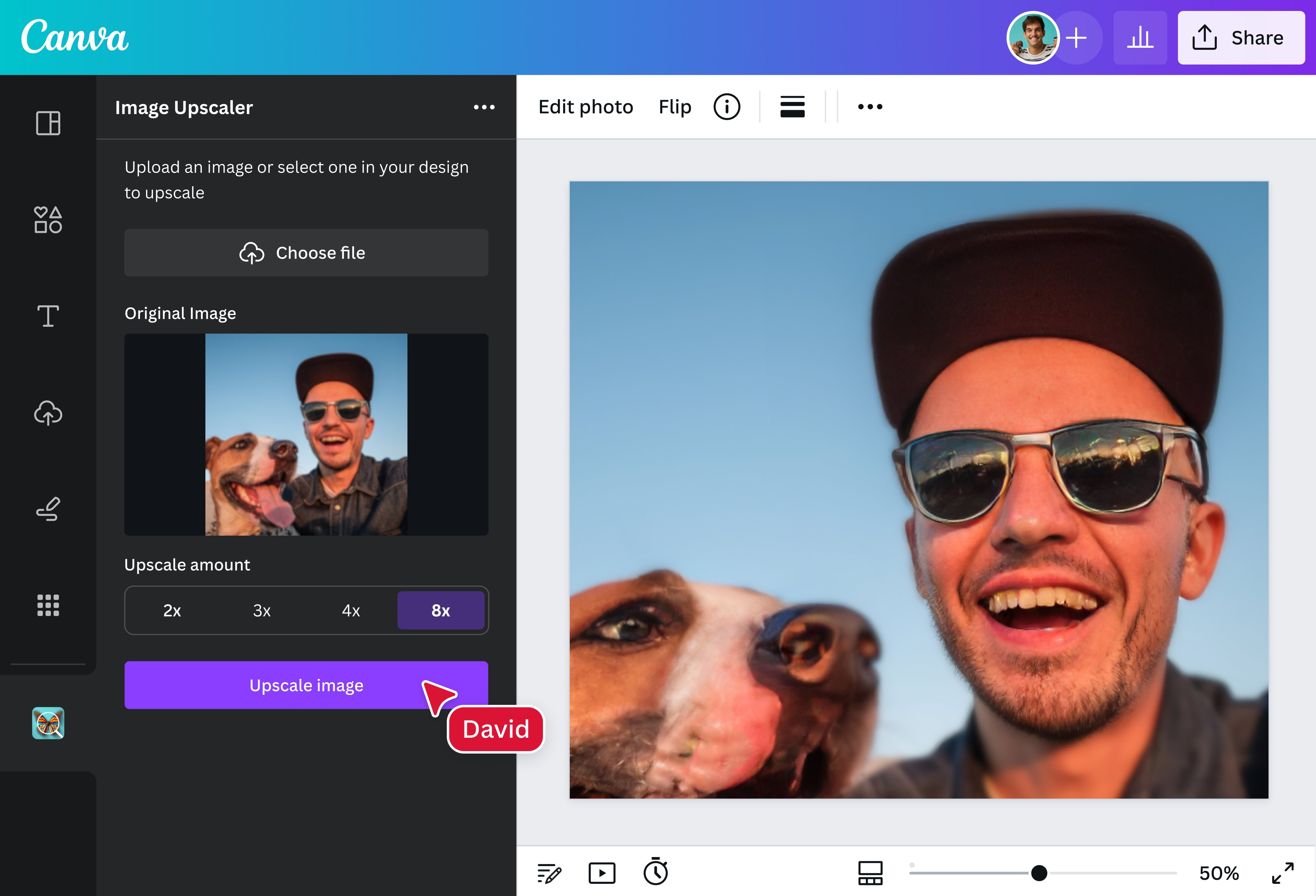 AI Photo Enhancer: Enhance photo quality for free | Canva