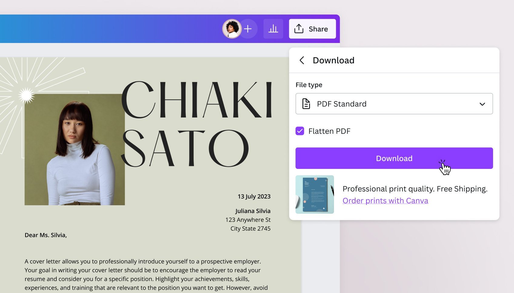 Créer un PDF en ligne gratuitement | Canva