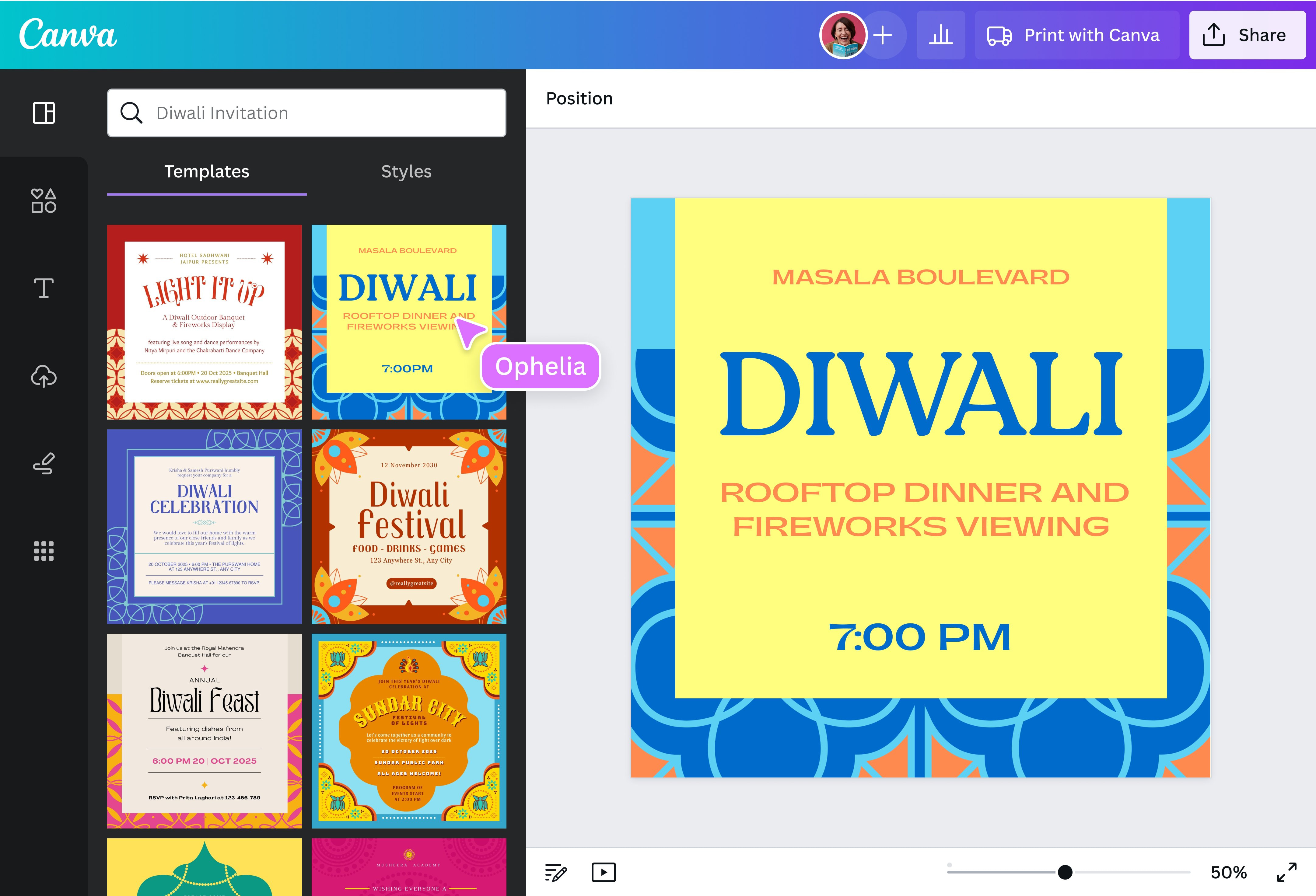 Free Diwali Invitation Card Maker | Canva