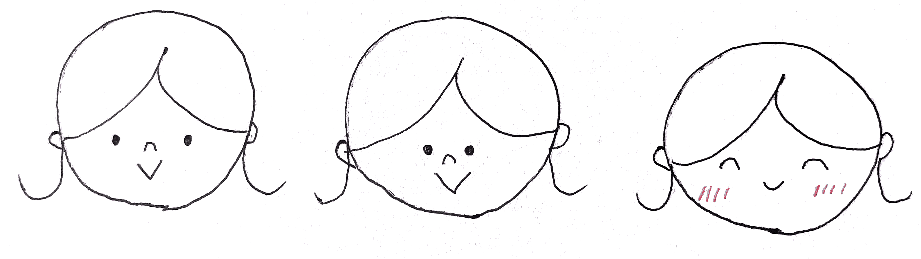 可愛いイラストの描き方！かわいい女の子の顔、花、動物、誕生日ケーキ、プレゼントが簡単に描ける。おしゃれなフリーイラスト素材をダウンロードできる ...