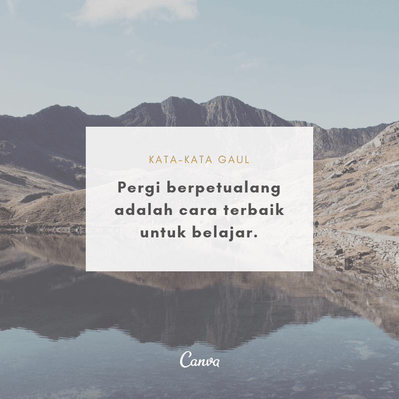 Kumpulan Kata Kata Gaul Terpopuler | Dengan Gambar - Canva
