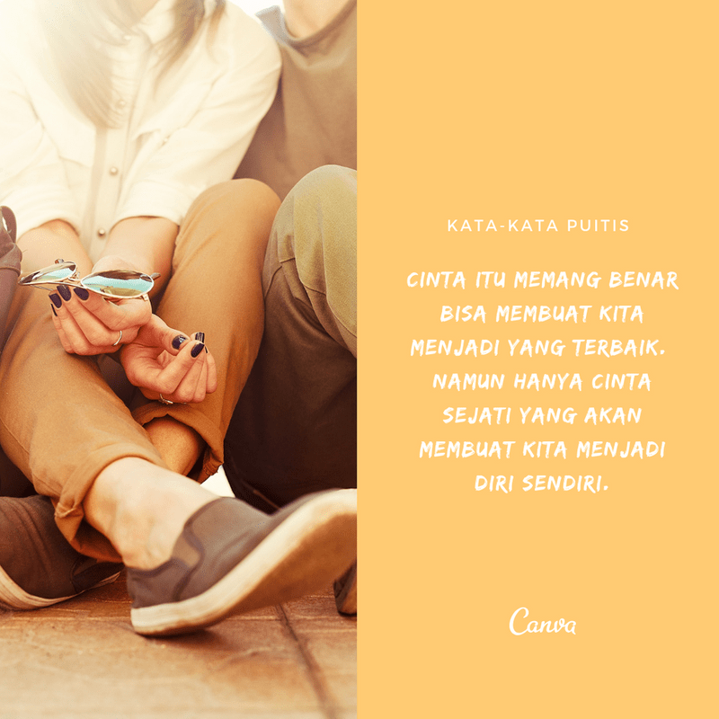 Kumpulan Kata Kata Puitis Paling Indah | Dengan Gambar - Canva