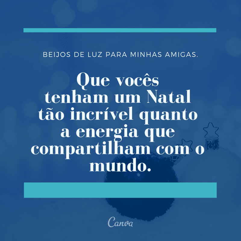 Mensagem de Natal para Amigos | Frases e Imagens - Canva